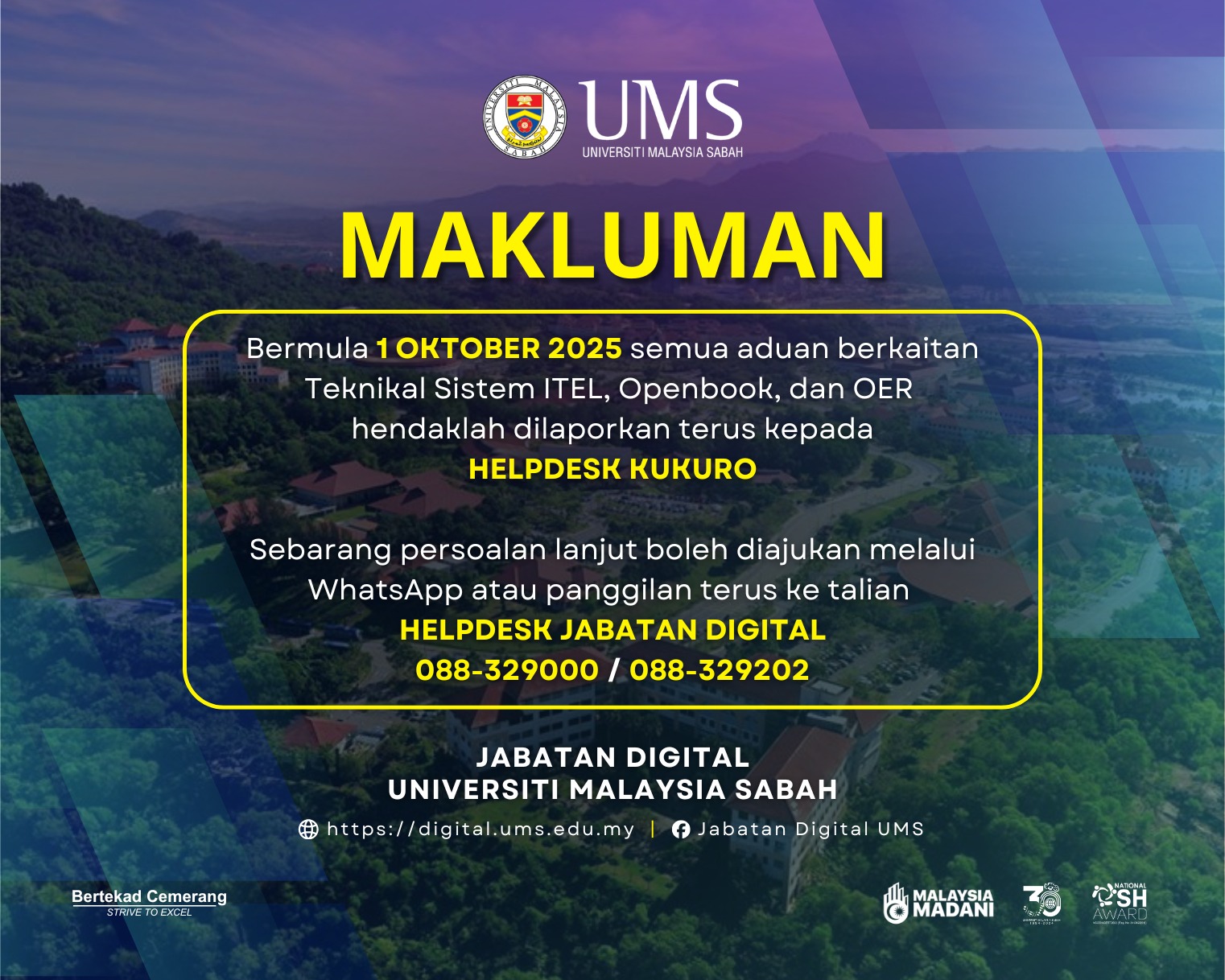 iTEL : Learning Management System Universiti Malaysia Sabah